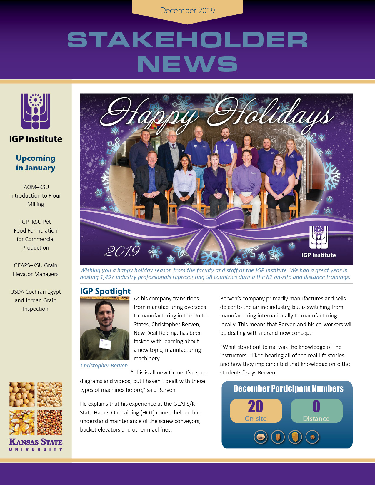 IGP Institute | Grain Science and Industry | Kansas State University